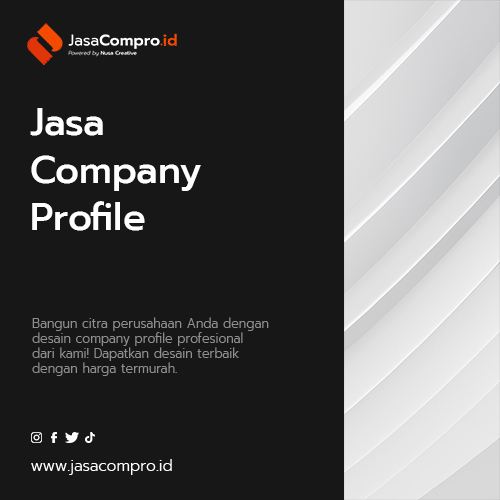 Jasa Company Profile: Desain Terbaik, Terpercaya, Berkualitas - Jasa Compro